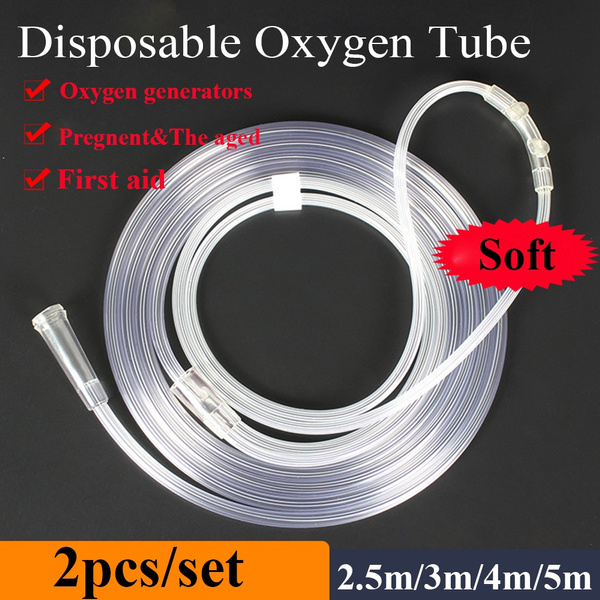 Plastic Transparent Disposable Oxygen Tube Breathing Cannula Nasal ...