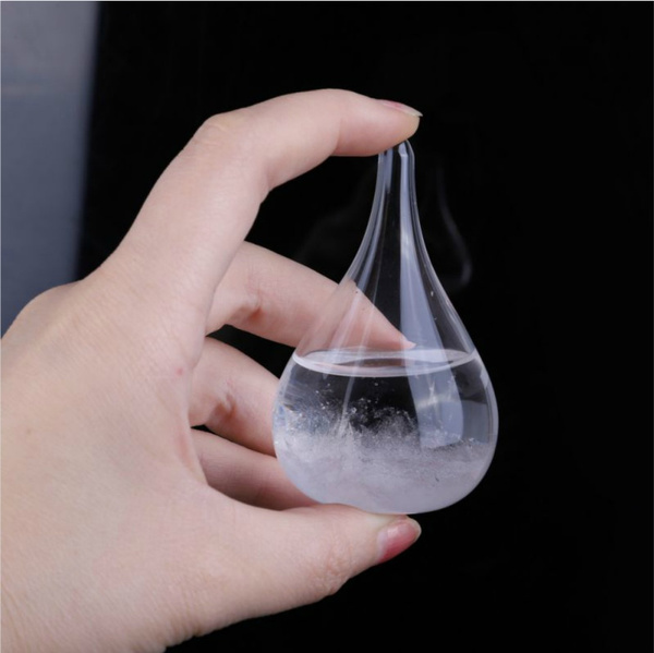 30ml Transparent Droplet Storm Glass Water Drop Weather Storm Forecast ...