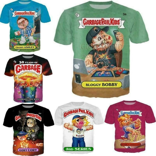 2020 Newest Cartoon Garbage Pail Kids 3D Print Casual T-Shirt Men Women ...