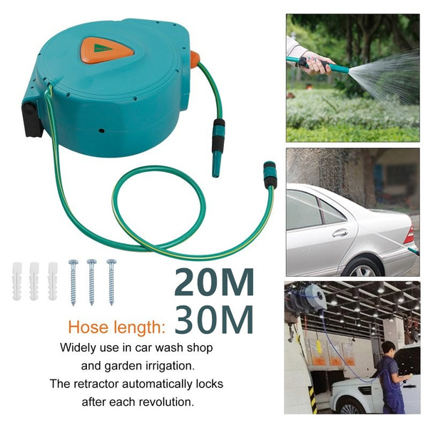 Water Drum Garden Hose Auto Rewind Automatic Hose Reel Rolling Machine ...