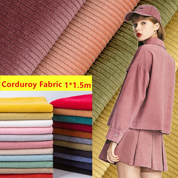 100x150cm Soft Skin-friendly Cotton Polyester Corduroy Fabric Clothing ...