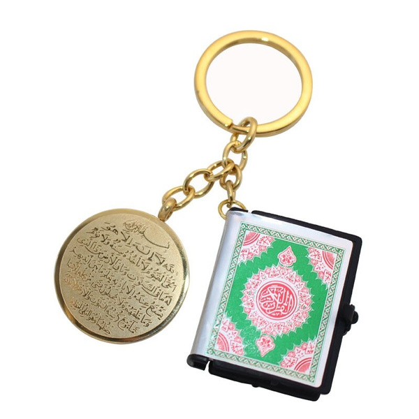 Mini Quran Book Key Chains Allah AYATUL KURSI Islam Muslim Key Ring | Wish