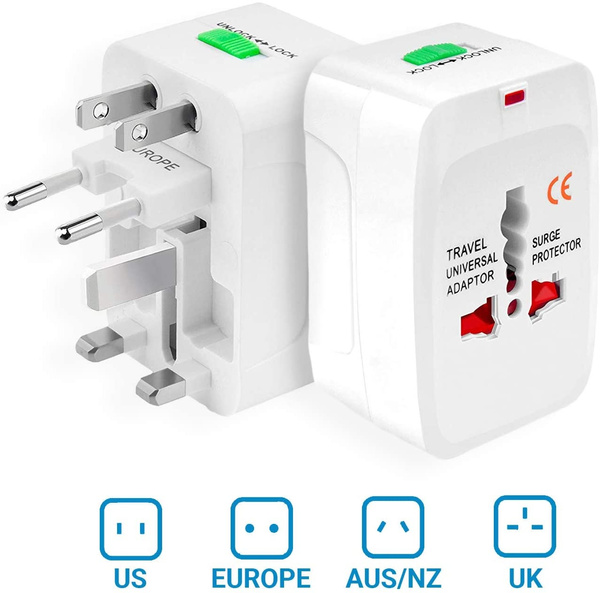 Universal Surge Protector All in One - Worldwide Travel Wall Charger AC ...