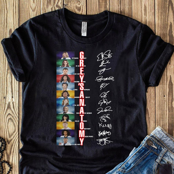 Grey’s Anatomy Meredith Grey Jo Karev Alex Karev Signatures Shirt | Wish