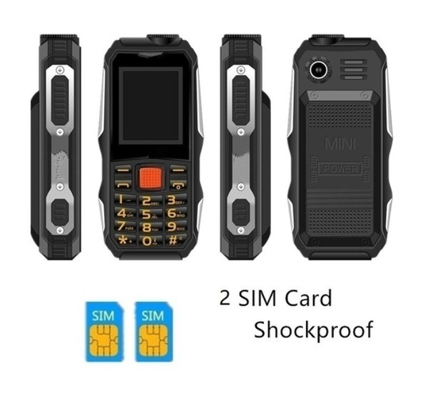 Two Sim Card 2.8 Inch Shockproof Phone 2 Sim Cards 2 Standby Mobile ...