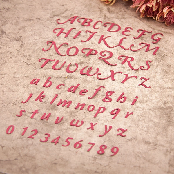 Alphabet Letter Metal Die Cutting Dies for Sizzix Cutting Machine DIY ...