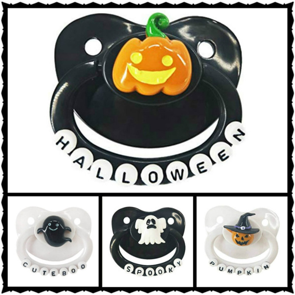 Adult Baby Pacifier DDLG Cute Halloween Patterns ABDL Dummy Nipple ...