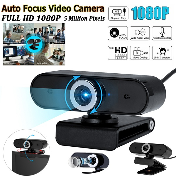 Full HD 1080P 360° Rotatable USB Web Camera Live Broadcast Camera Fast ...