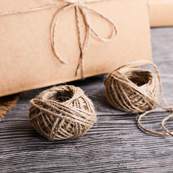 LLS 15m Natural Sisal Rope Rustic Tags Packaging Wrap Wedding Party ...