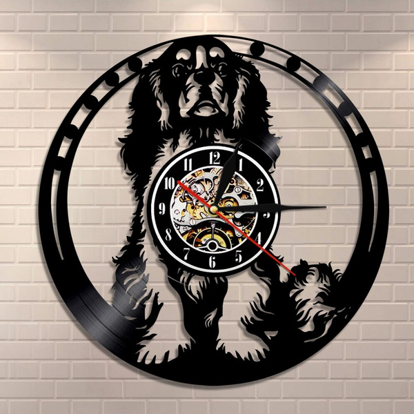 Cavalier King Charles Spaniel Dog Wall Clock Cavalier Wall Art Dog ...