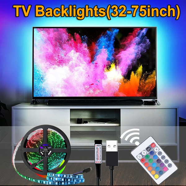 DC 5V USB Powered LED Light Strip TV Backlighting Home Theater Lighting ... DC 5V USB Powered LED Light Strip TV Backlighting Home Theater Lighting ...