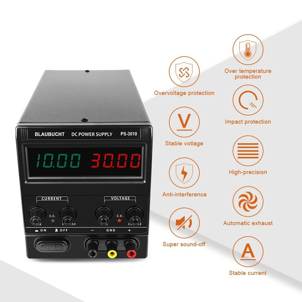 New DC Laboratory 60V 5A Regulated Lab Power Supply Adjustable 30V 10A ...