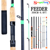 3M/9.8Ft Feeder Rod Carp Fishing Rods 6 Piece High Carbon Super Power ...