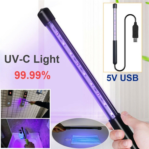 Portable UV Germicidal Lamp Sterilizer UV-C Light Home Handheld Disinfection | Wish