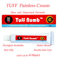 Tuff Numb Lidocaine Skin Cream Waxing Tattooing Piercing Derma Rolling ...