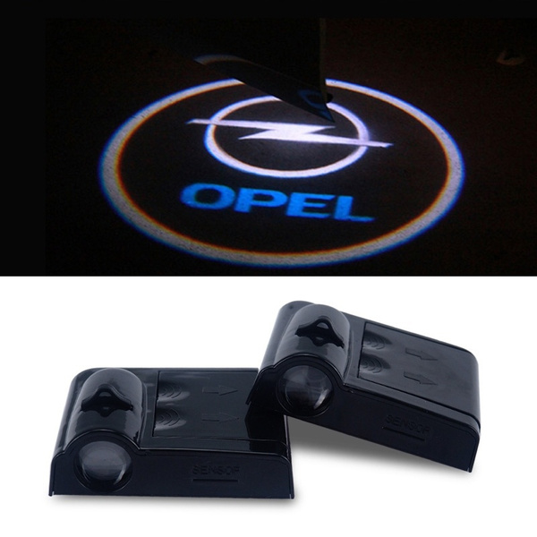LED Door Warning Light with Opel Logo Projector for Opel Astra H Astra ...