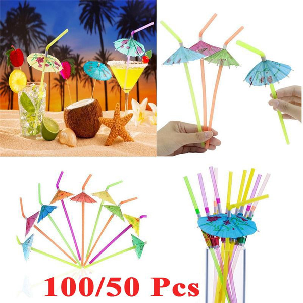 Umbrella Disposable Bendable Drinking Straws Straws, Plastic Drinking ... Umbrella Disposable Bendable Drinking Straws Straws, Plastic Drinking ...