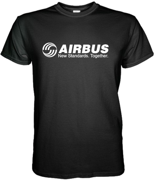 AIRBUS T Shirt Aerospace Aviation Short Sleeve Graphic Tee | Wish