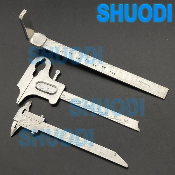 1 piece or 2 pieces Dental Orthodontic Rulers Dental Vertical Distance ...