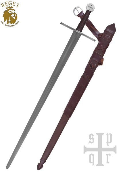 Original Medieval Knights Templar Sword Practical Blunt Steel Blade ...