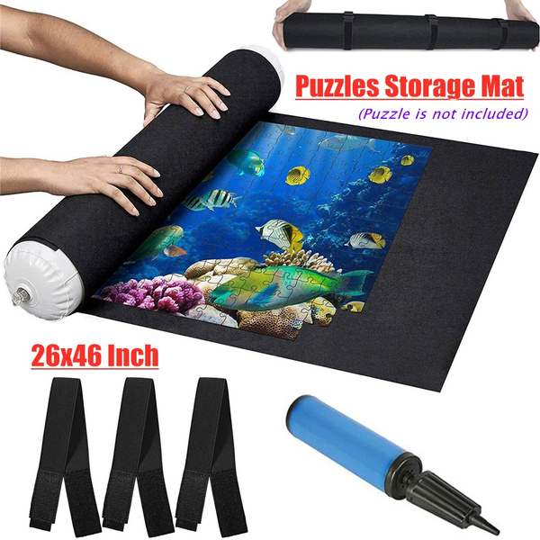 Puzzles Mat Jigsaw Roll Felt Mat Play mat Puzzles Blanket For Up to ...