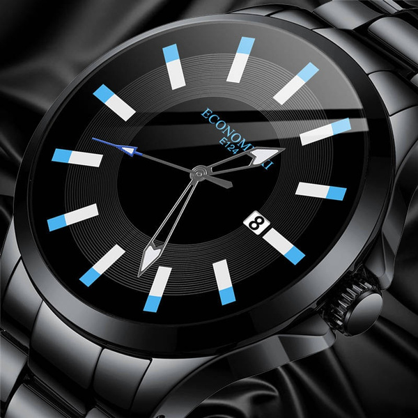Fashion Men Business Luxury Stainless Steel Watches Montre Homme Simple ...
