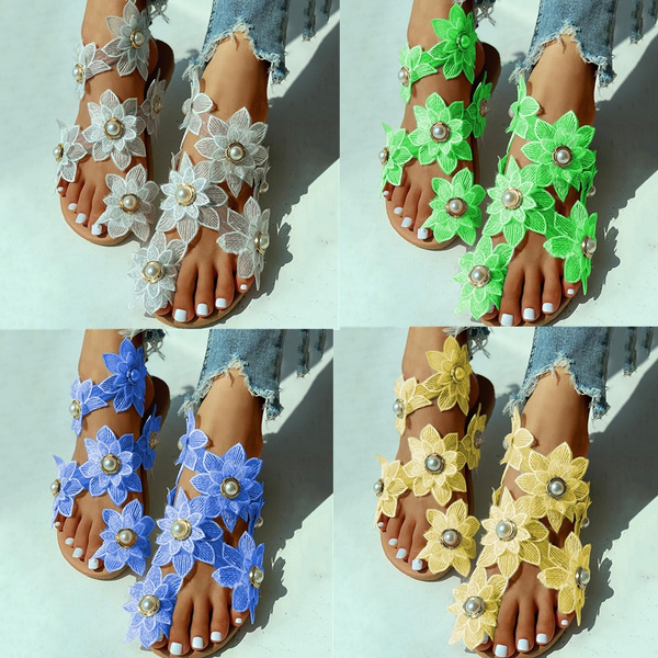 Plus Size 35-44 Women's New Summer Sandals Multicolor Fashion Women ...