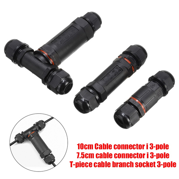 1PC Waterproof Cable Sleeve Ip68 230v 24a (Max 450v) T Shape Junction ...