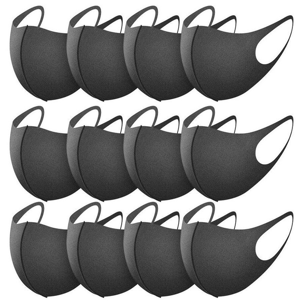Masks In Stock Urethane Masks Black Neutral Painless Rubber Black ...