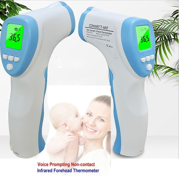 Non-Contact Infrared Human Body Thermometer Plastic Hand-Held Digital ...