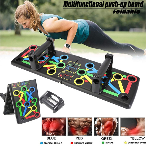 14 In 1 Push Up Board Body Building Push Ups Stands System Fitness