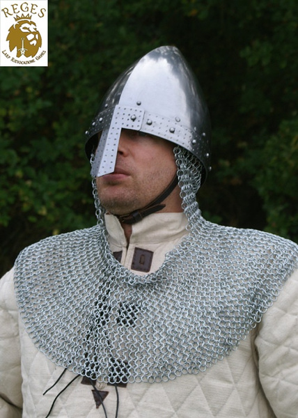 Original Spangen Helmet Cheek-guards Aventail 2 mm Steel Battle Ready ...