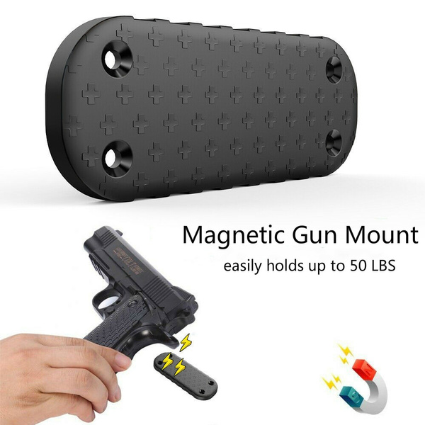 Magnetic Gun Mount & Holster for Vehicle and Home - HQ Rubber Coated 50 ...