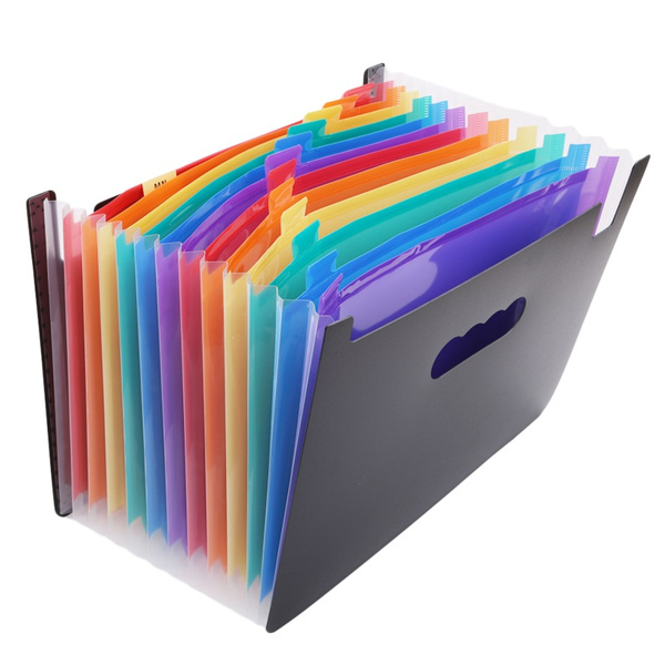 Multicolor Foldable Office File Accordion Storage Folder | Wish