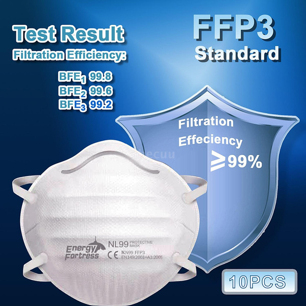 10PCS FFP3 Masks FNL99 Face Mask 4-Layer Disposable Protective Mask 99% Filtration Effeciency ...