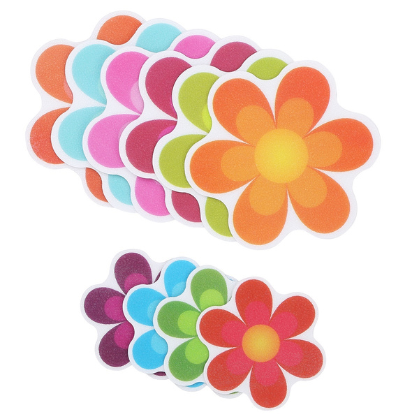 Pack of 10/20 Non Slip Bathtub Stickers Adhesive Decals with Bright ...
