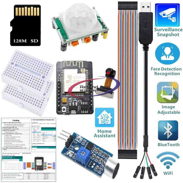 ESP32 CAM Arduino Kits Monitor Snapshot Face Detection Recognition WiFi ... ESP32 CAM Arduino Kits Monitor Snapshot Face Detection Recognition WiFi ...