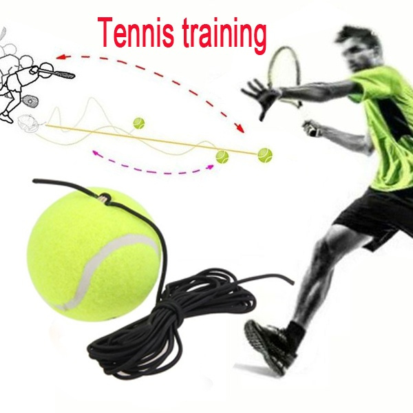 Racquet Sports Elastic Rope Tennis Trainer Ball Tennis Special Wool ...