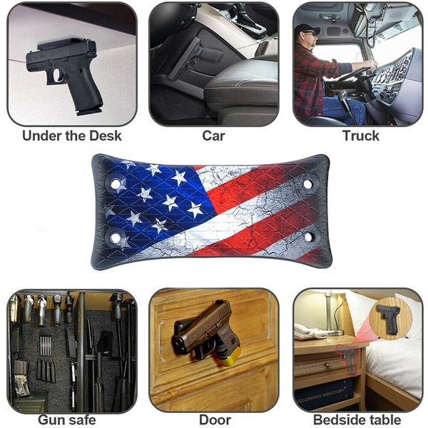 Gun Magnet Mount, Magnetic Gun holder ,Concealed Gun Pistol Holder ...