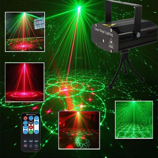 Party Lights DJ Disco Lights Strobe Light LED Laser Projector Metal ...