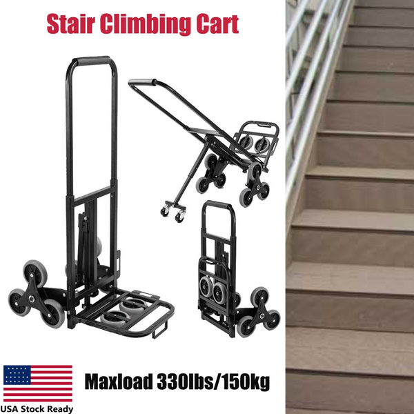 Foldable Push Truck Dolly Trolly Stroller Stair Climber Heavy Duty ...