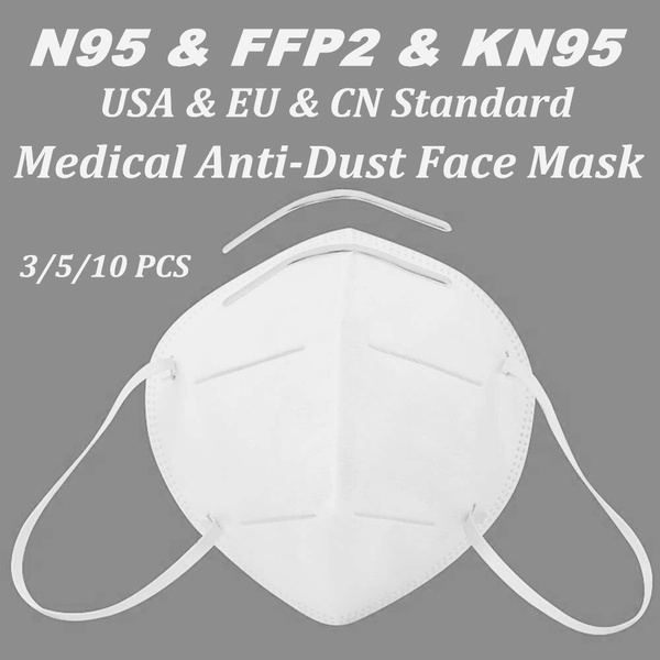 10PCS Reusable Dust KN95 Mask, Anti-fog and Safety Mask for Higher ...