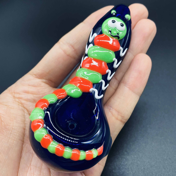 Cute Centipede Smoking Pipe Portable Hand Tube Tobacco Oil Burner Glass ...
