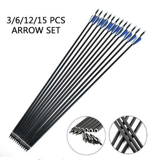 High Quality Arrow Blue White Palette Recurve Bow Hunting Practice ...