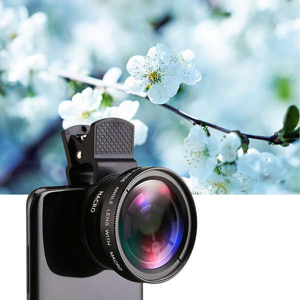 Universal Wide Angle Macro Lens Camera Mobile Phone Lenses For IPhone ...