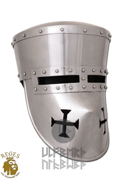 Original Late Medieval Kettle Hat Eye Slits 2 mm Battle Ready Polished ...