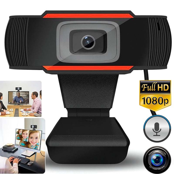 New 30 Degrees Rotatable Mini Computer Camera USB 2.0 Full HD Webcam ...