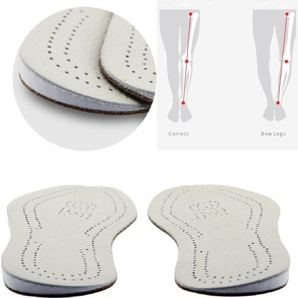 Cowhide O Leg Orthotic Insoles Bow Legs Corrective Insole Pad | Wish
