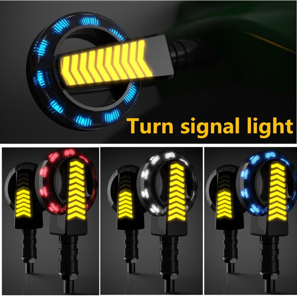 Professional 1pair Night Moto Warning Flashing Lights LED Highlight ...