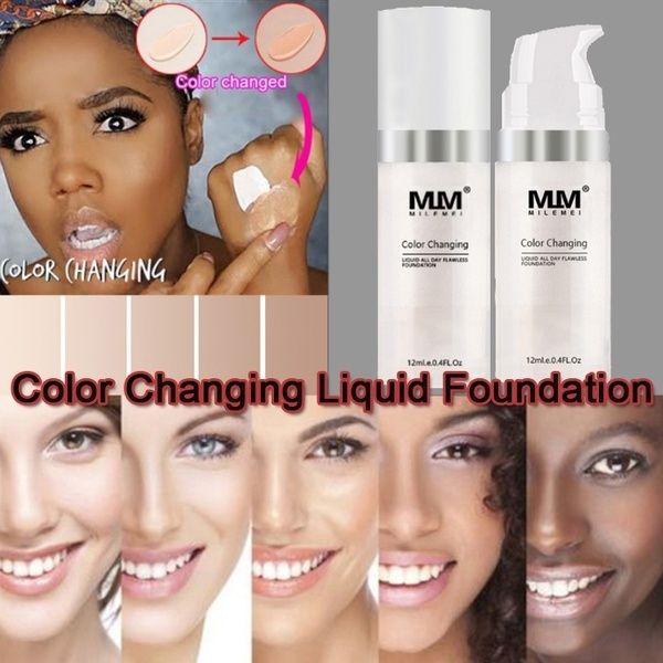 Foundation Color Changing Liquid Foundation Makeup Change Color Primer ...
